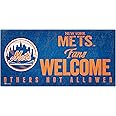 Amazon.com : MLB New York Mets Unisex New York Mets Fans Welcome Sign ...