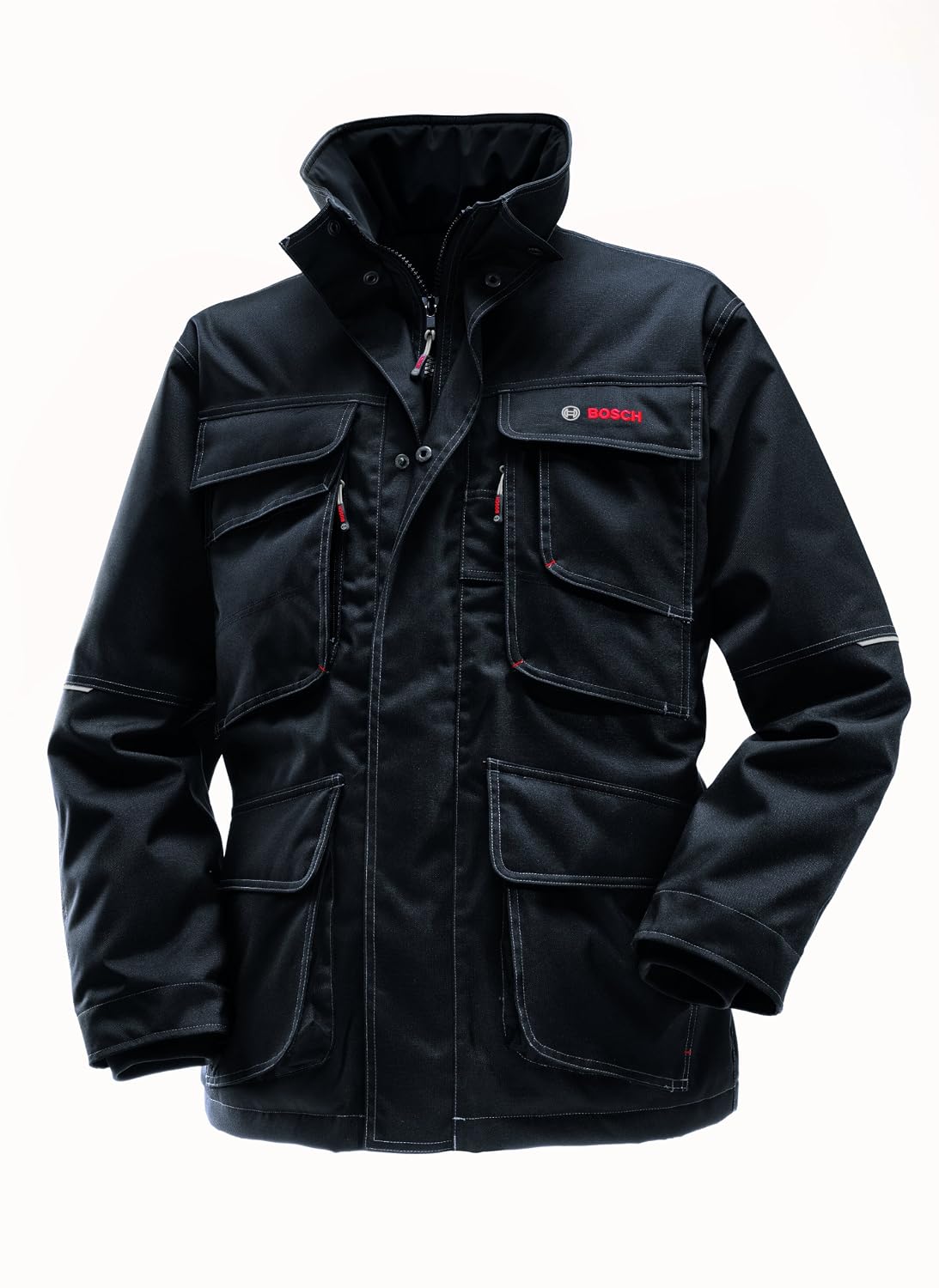 Bosch WPJ 09 Professional Medium Parka Jacket - Black: Amazon.co.uk ...