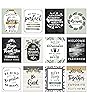 Carson Dellosa Modern Farmhouse 8.5" x 11" Motivational Poster Set, 12 ...