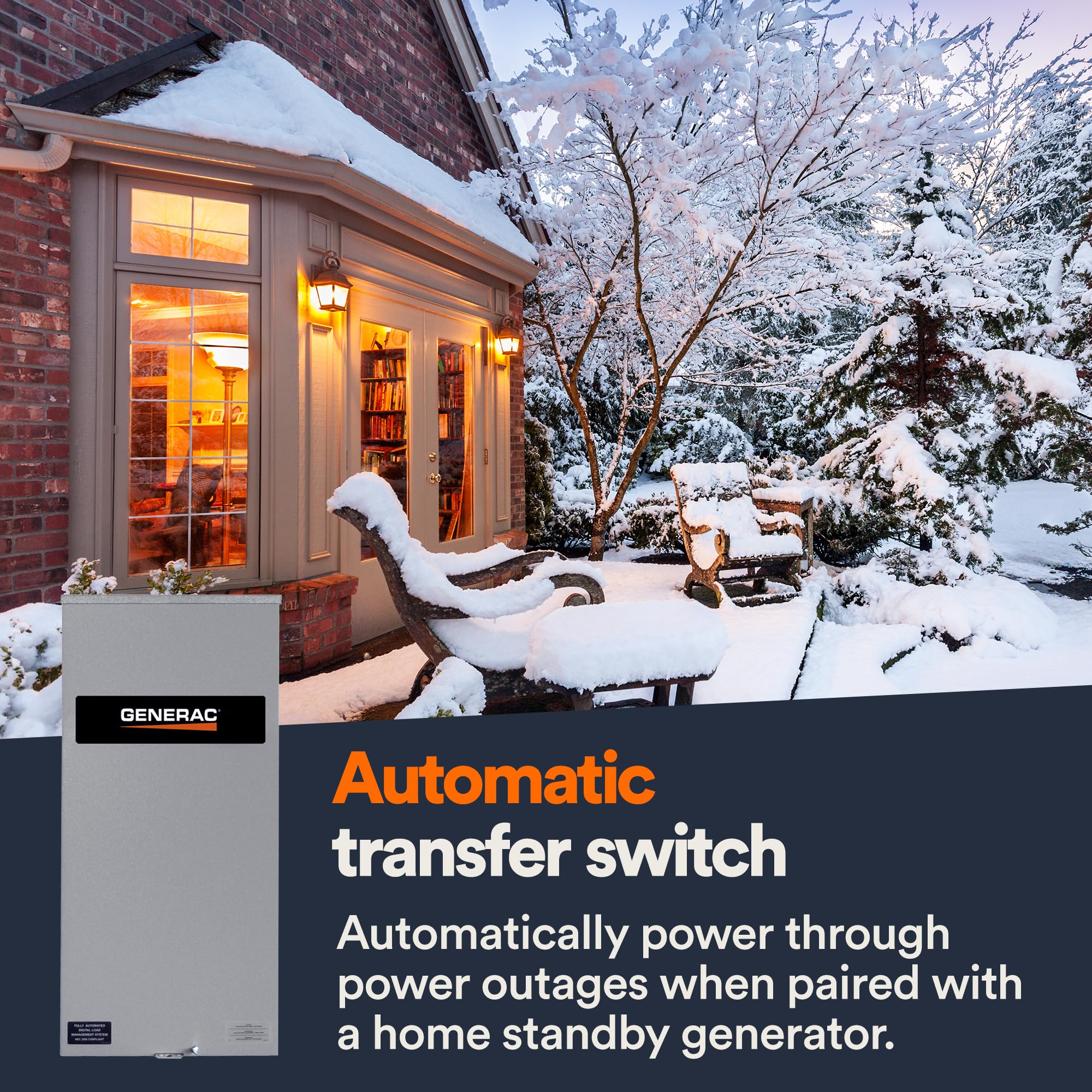 Mua Generac 200 Amp Single Phase Generator Automatic Transfer Switch ...
