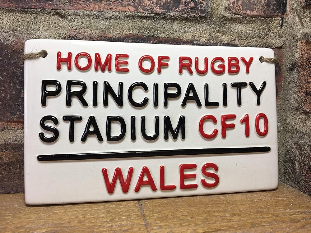 WALES RUGBY SIGN-Home of Rugby-Principality Stadium-Rugby Sign-London ...