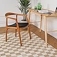 Amazon.com: Revival Rugs Gambit 5'3"x8' Checkered Rug Washable Area Rug ...