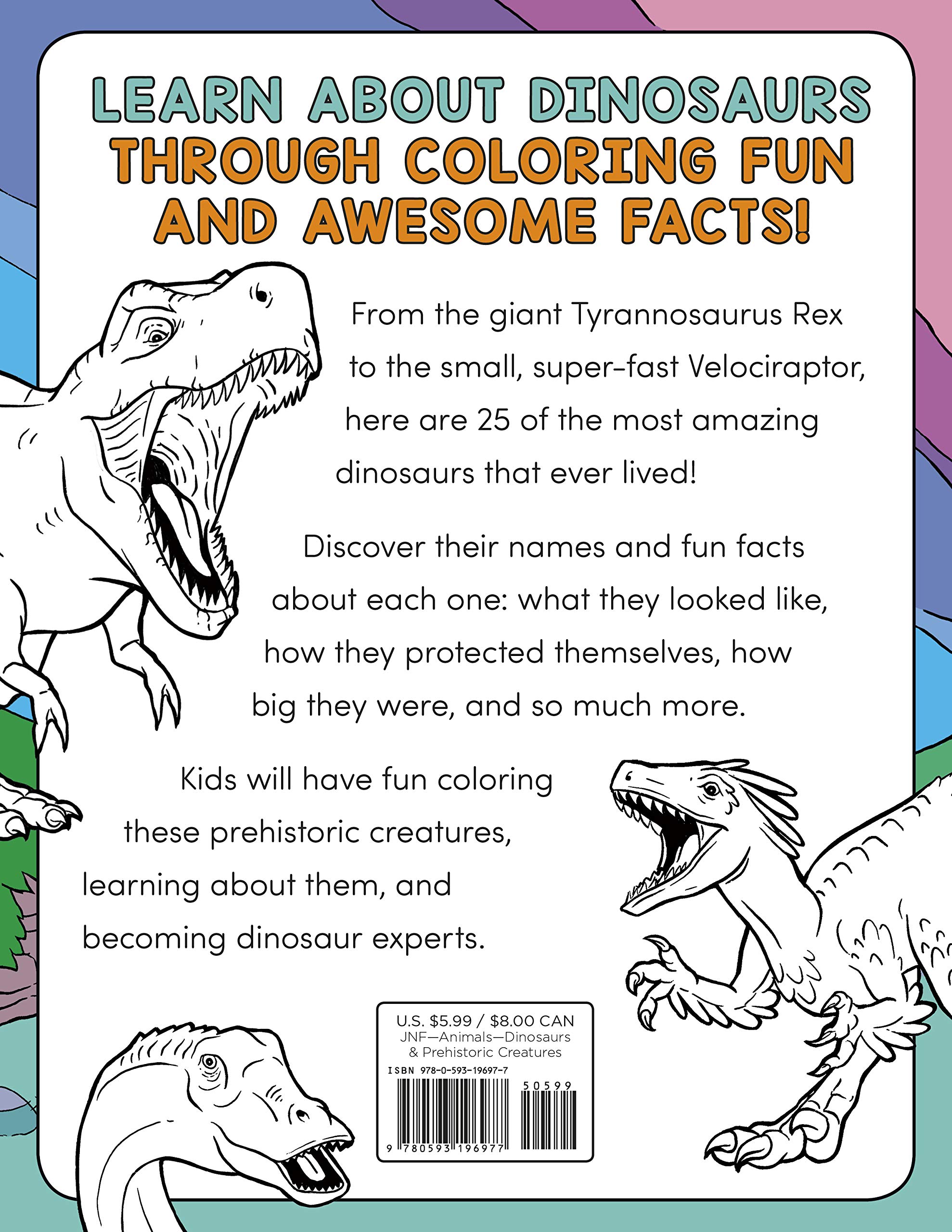 Mua Dinosaur Book for Kids: Coloring Fun and Awesome Facts (A Did You ...