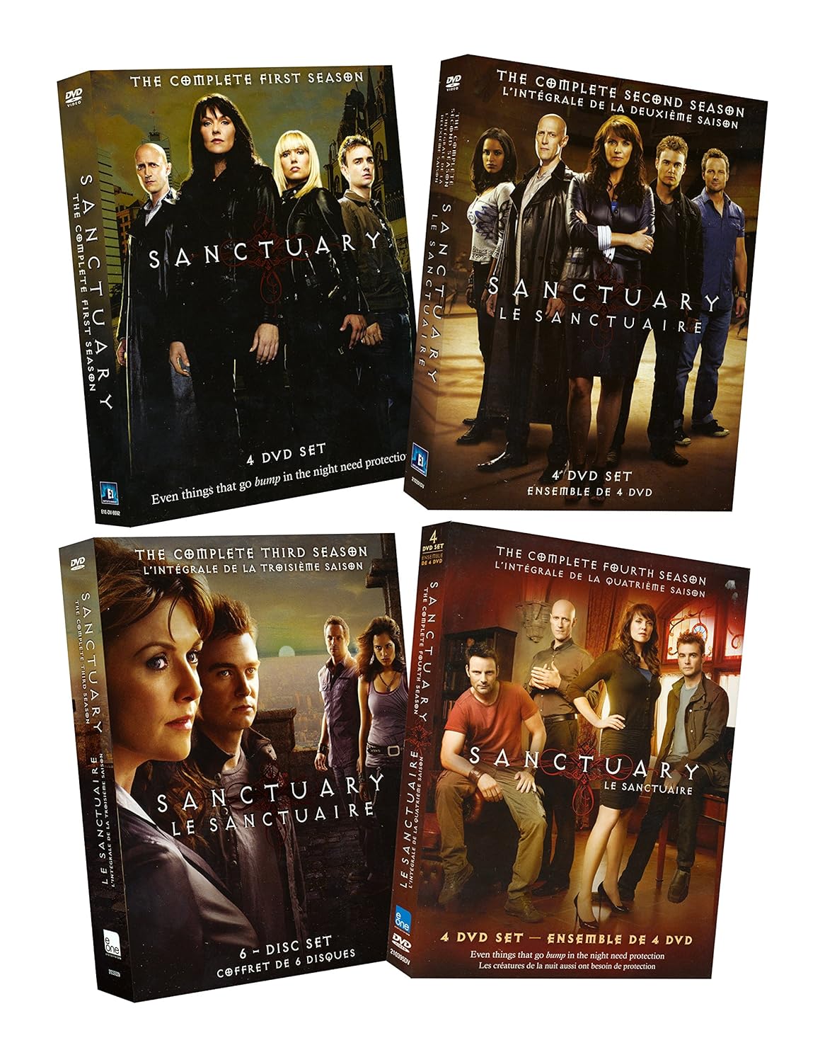 Sanctuary Complete Series (Seasons 1-4): Amazon.co.uk: DVD & Blu-ray