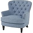 Amazon.com: Christopher Knight Home Tafton Fabric Club Chair, Light ...