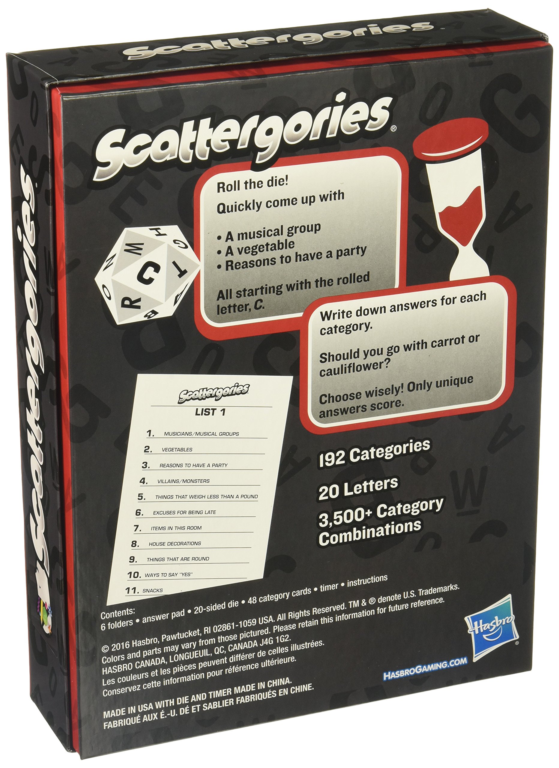 Mua Hasbro Gaming Scattergories Board Game trên Amazon Mỹ chính hãng ...