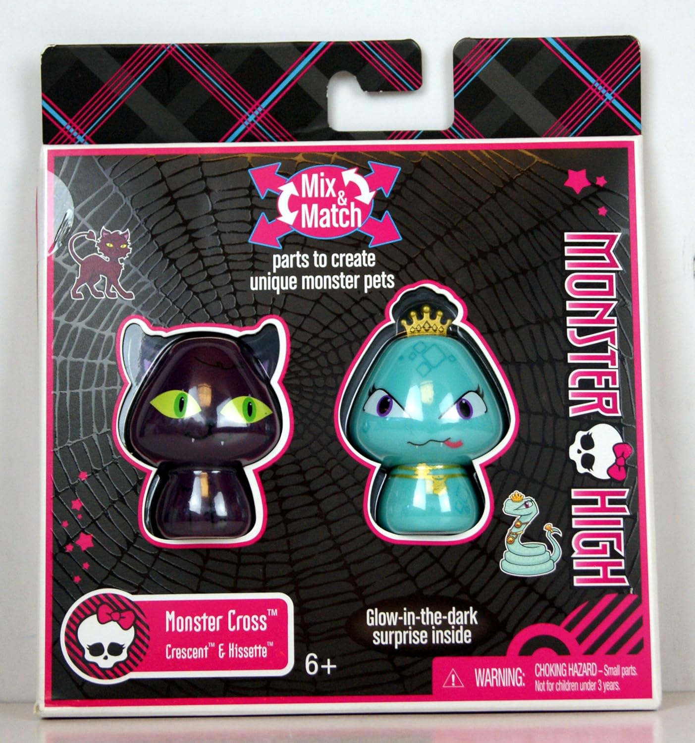 Monster High Monster Cross Crescent And Hissette Pets – BigaMart