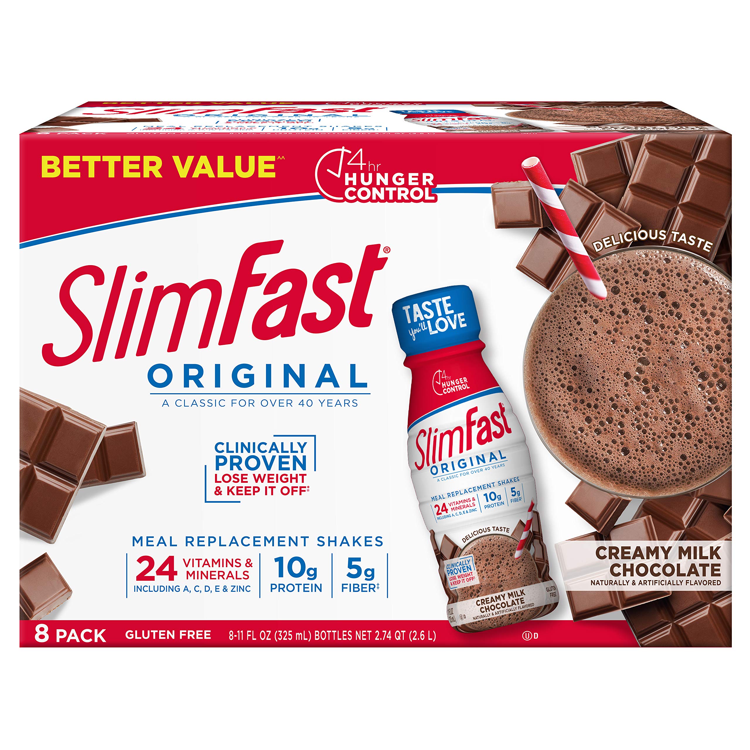 SlimFast Original Creamy Milk Chocolate Shake Ready To Drink Weight