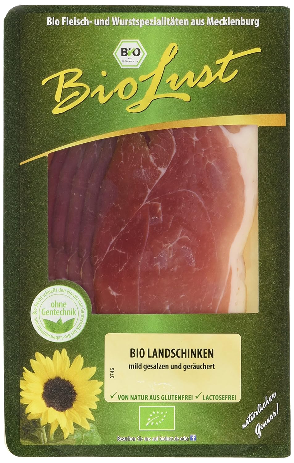 BioLust Landschinken, 80 g: Amazon.de: Lebensmittel & Getränke