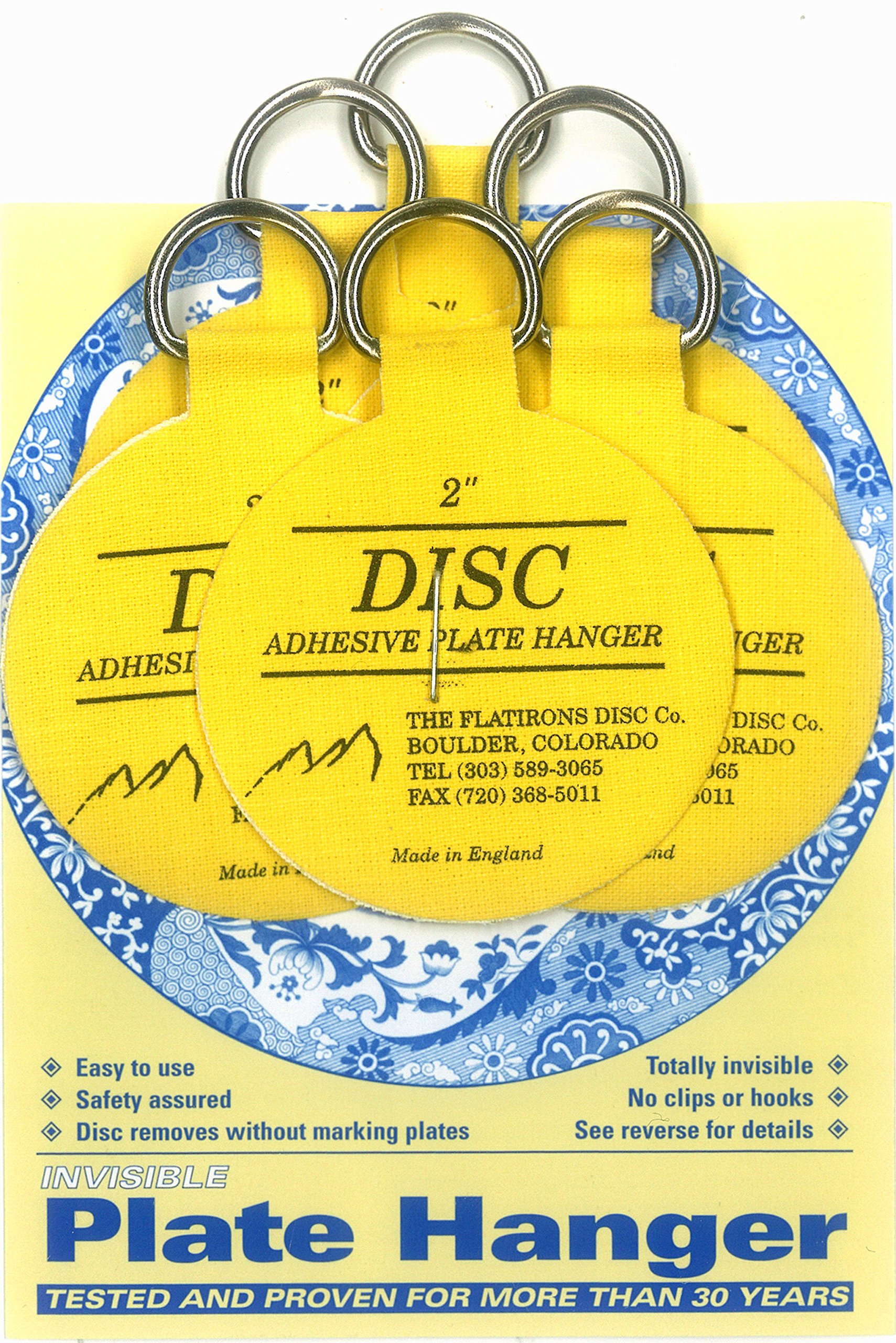 Flatirons Disc Adhesive Plate Hanger Set (6-2 Inch Hangers) for sale ...
