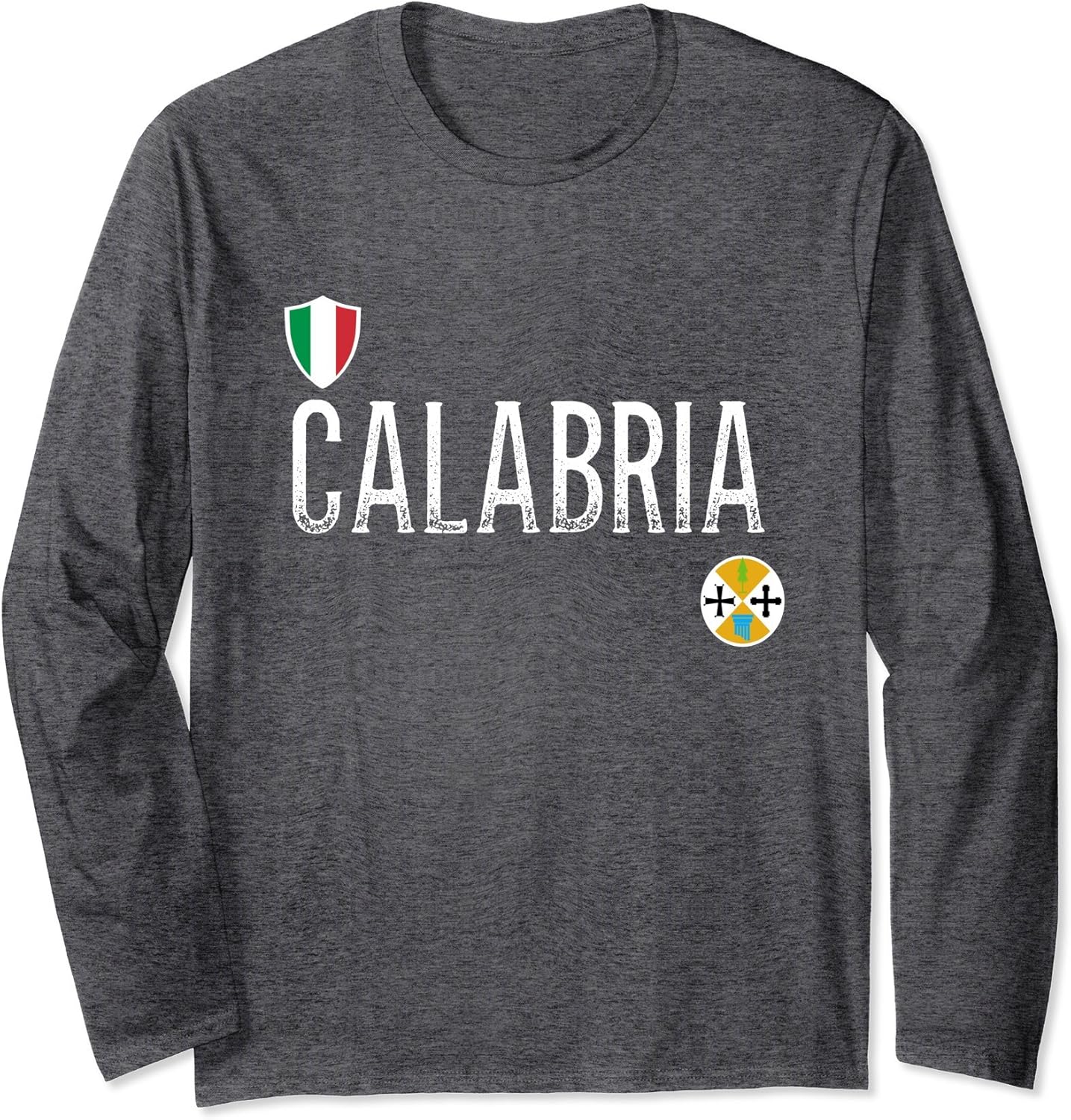 Amazon.com: Calabria long sleeve t shirt - Calabrian soccer jersey ...