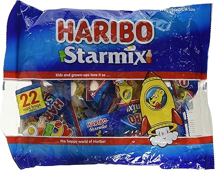 Haribo Mini Bags Party Treatsize Sweets Starmix Multipack, 352 g ...