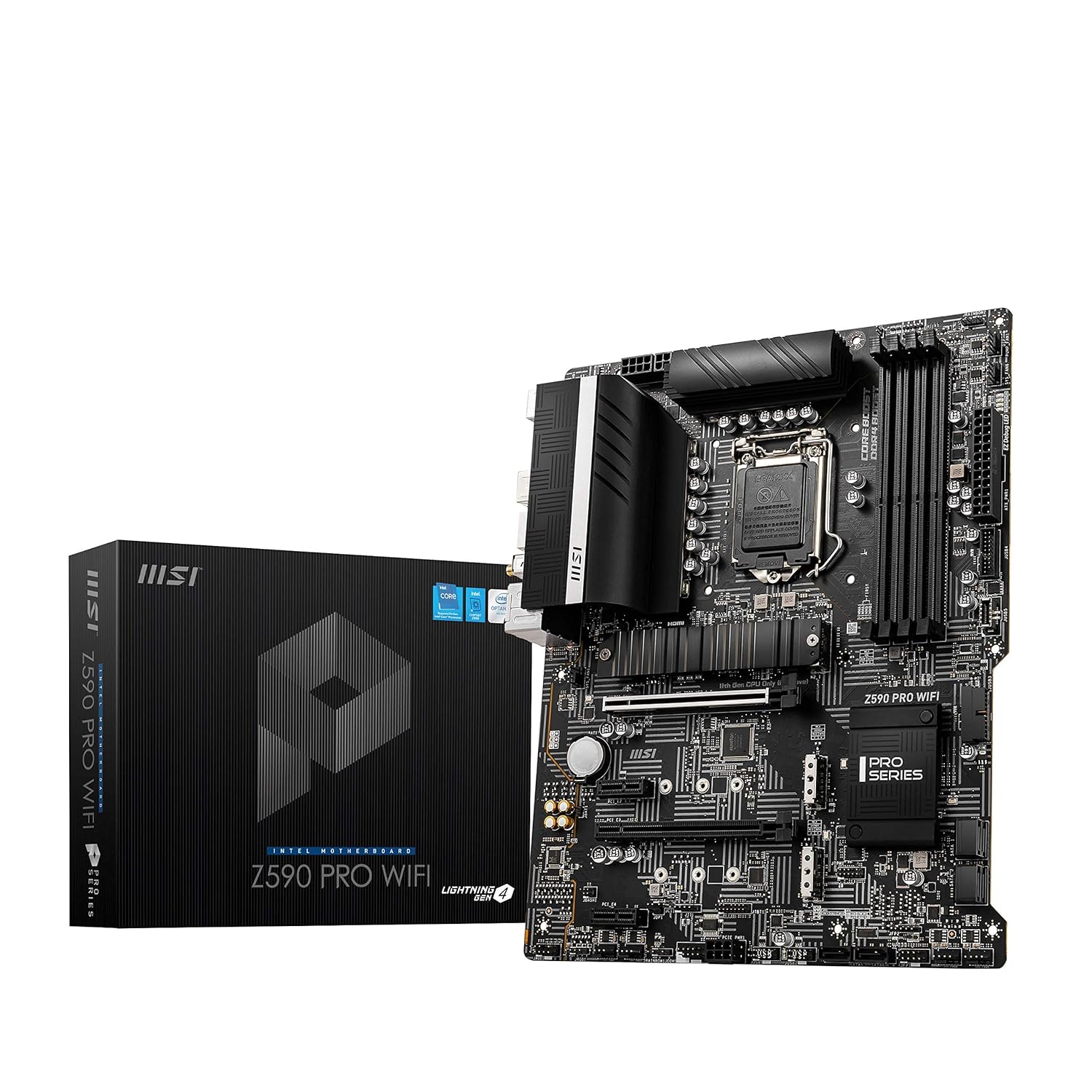 Amazon.in: Buy MSI Z590 PRO WiFi Motherboard ATX - Supports Intel Core ...