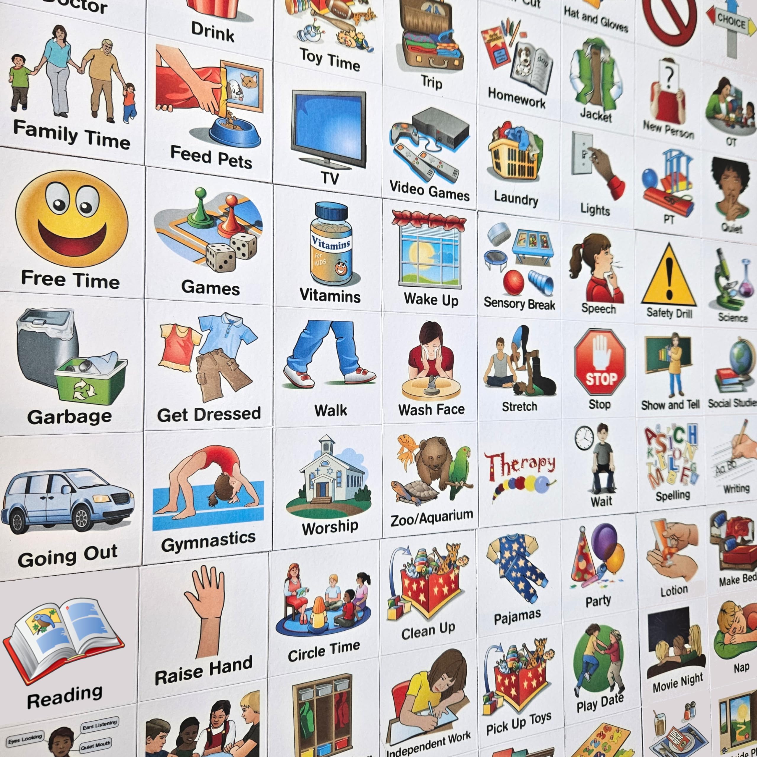 Mua 153 pc Daily Visual Schedule Magnets for Kids-Create Healthy ...