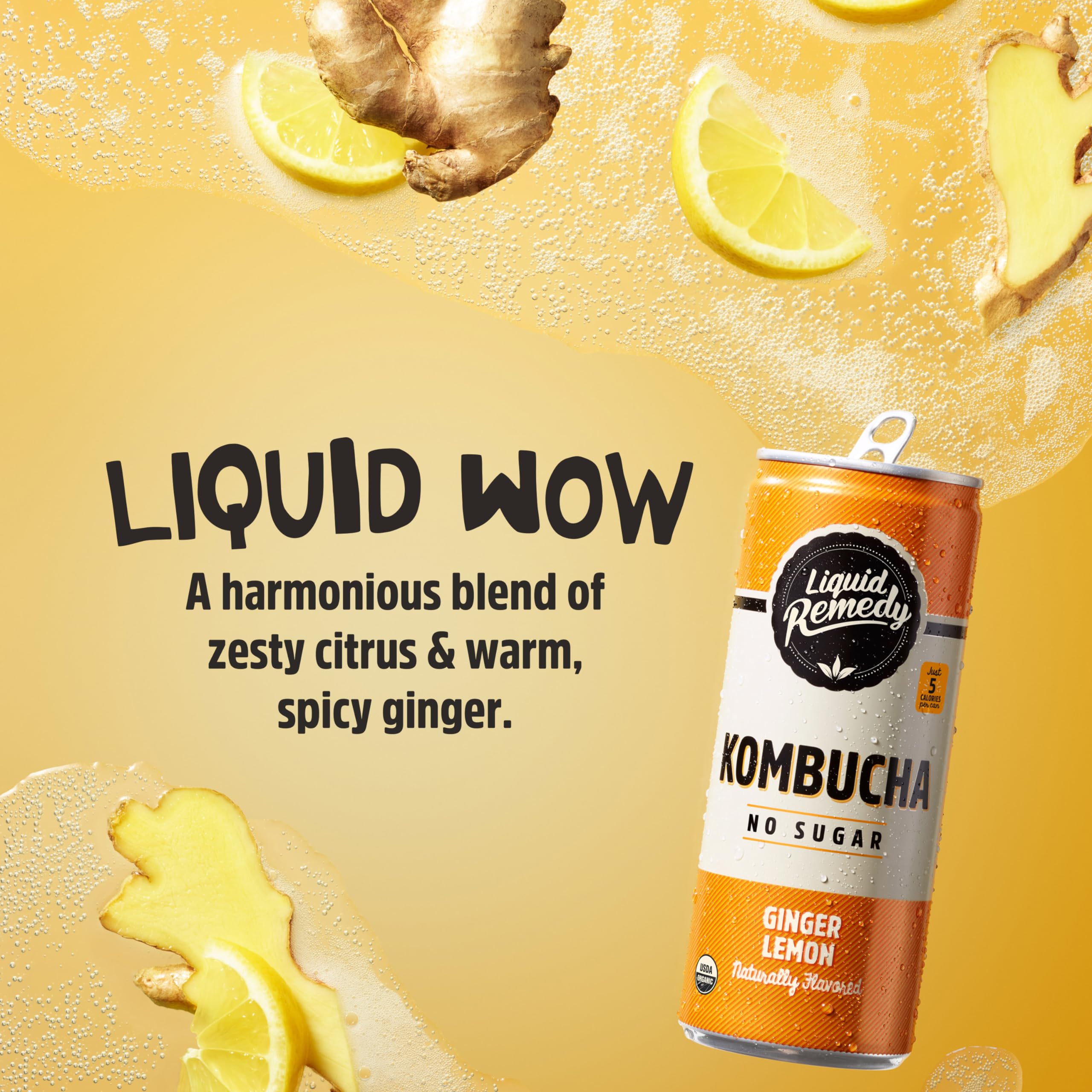 Mua Liquid Remedy Kombucha Sugar Free Organic Drink, Low Calorie ...