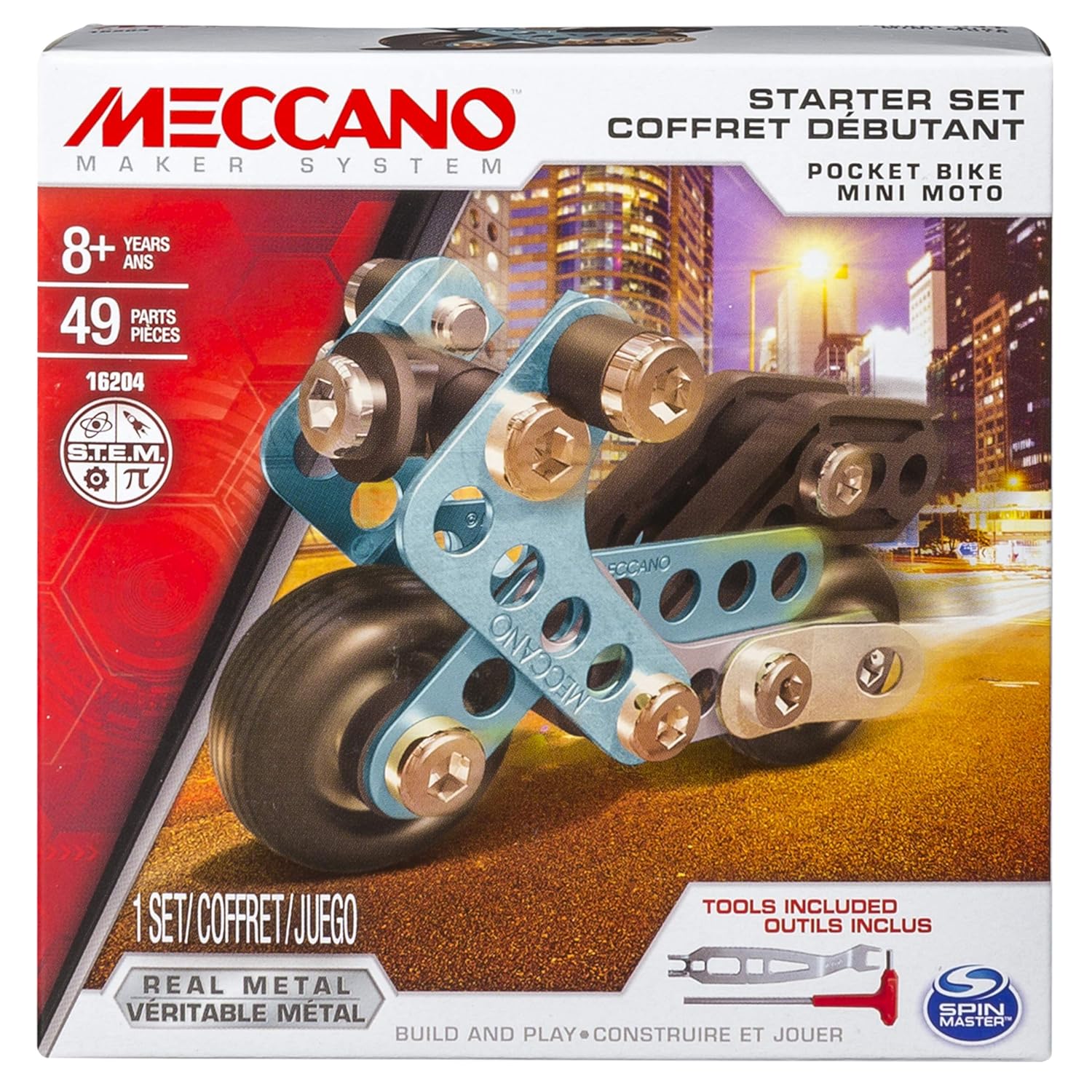 Meccano Starter Set Pocket Bike: Amazon.co.uk: Toys & Games