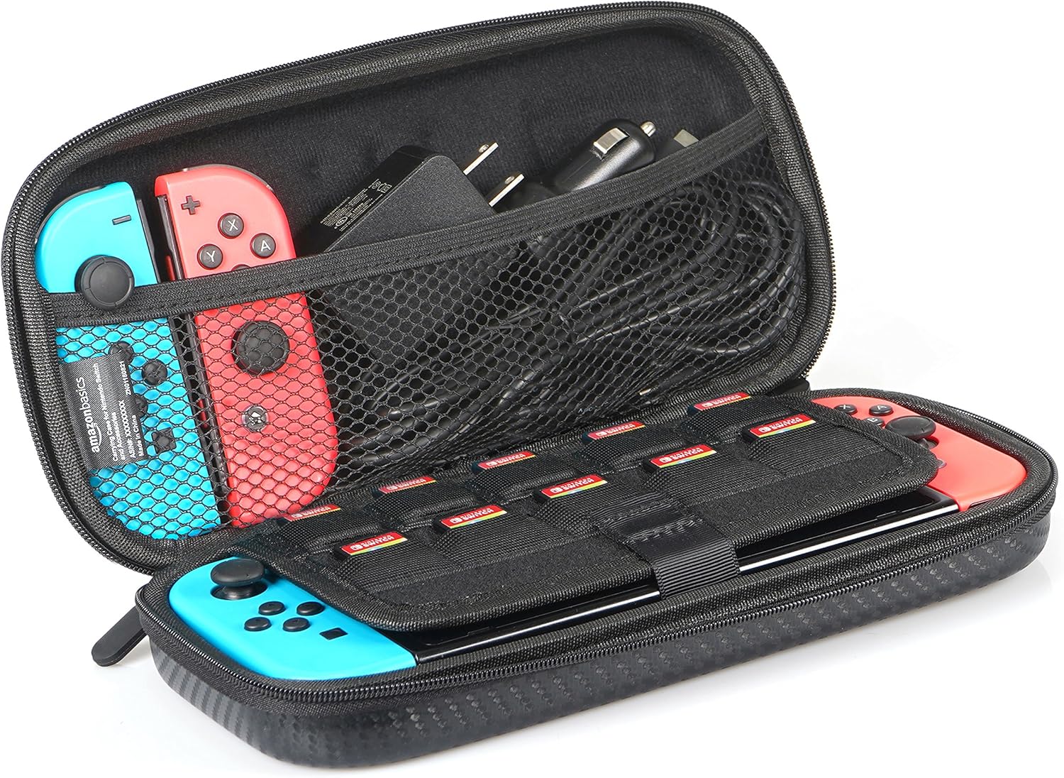AmazonBasics tui De Transport Pour Nintendo Switch Et Accessoires 25 AmazonBasics tui De Transport Pour Nintendo Switch Et Accessoires 25