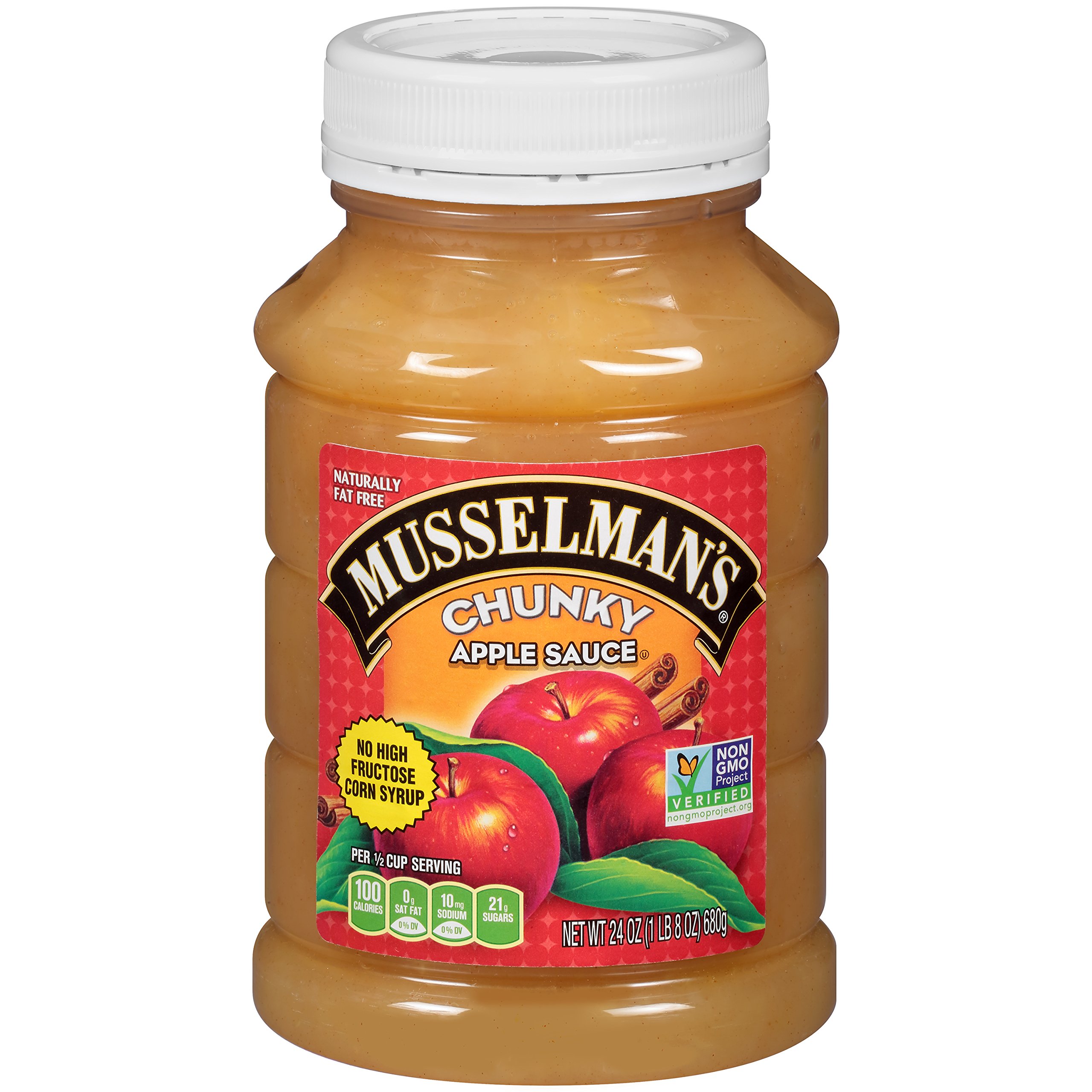 Amazon.com : Musselman's Chunky Applesauce 24oz Bottle (Pack of 4 ...