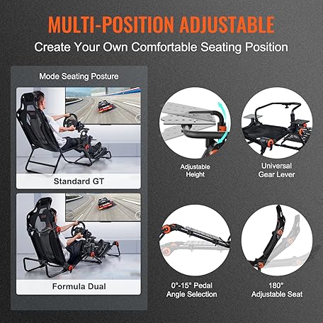 Mua VEVOR Racing Wheel Stand Foldable Fit For Logitech,Thrustmaster ...