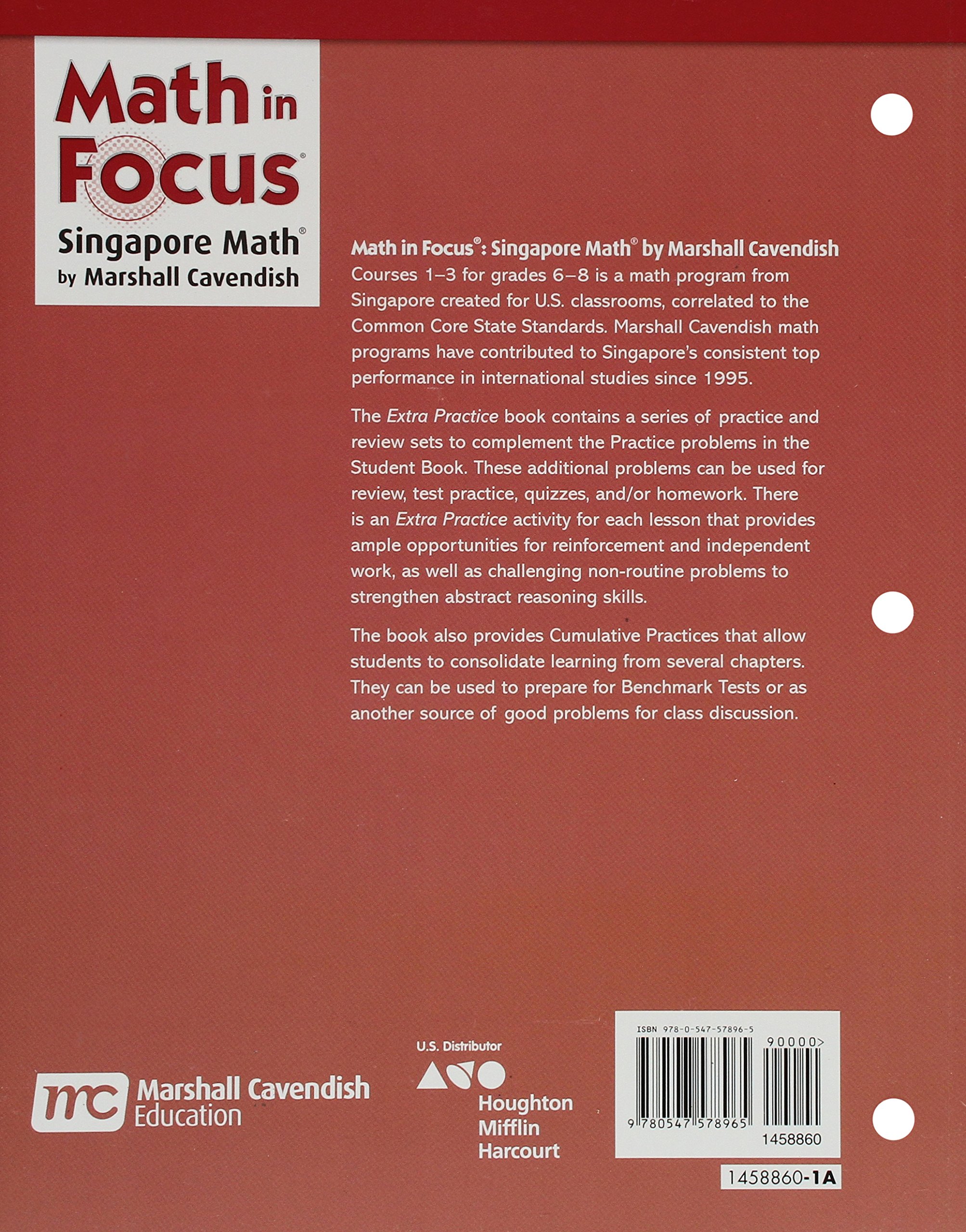 Mua Math in Focus: Singapore Math Extra Practice Book Grade 6 Math in ...