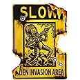 Amazon.com : Spirit Halloween Mars Attacks! Alien Invasion Area Sign ...
