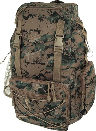 Amazon.com | Marines Marpat Woodland Digital Camo Rucksack | Casual ...