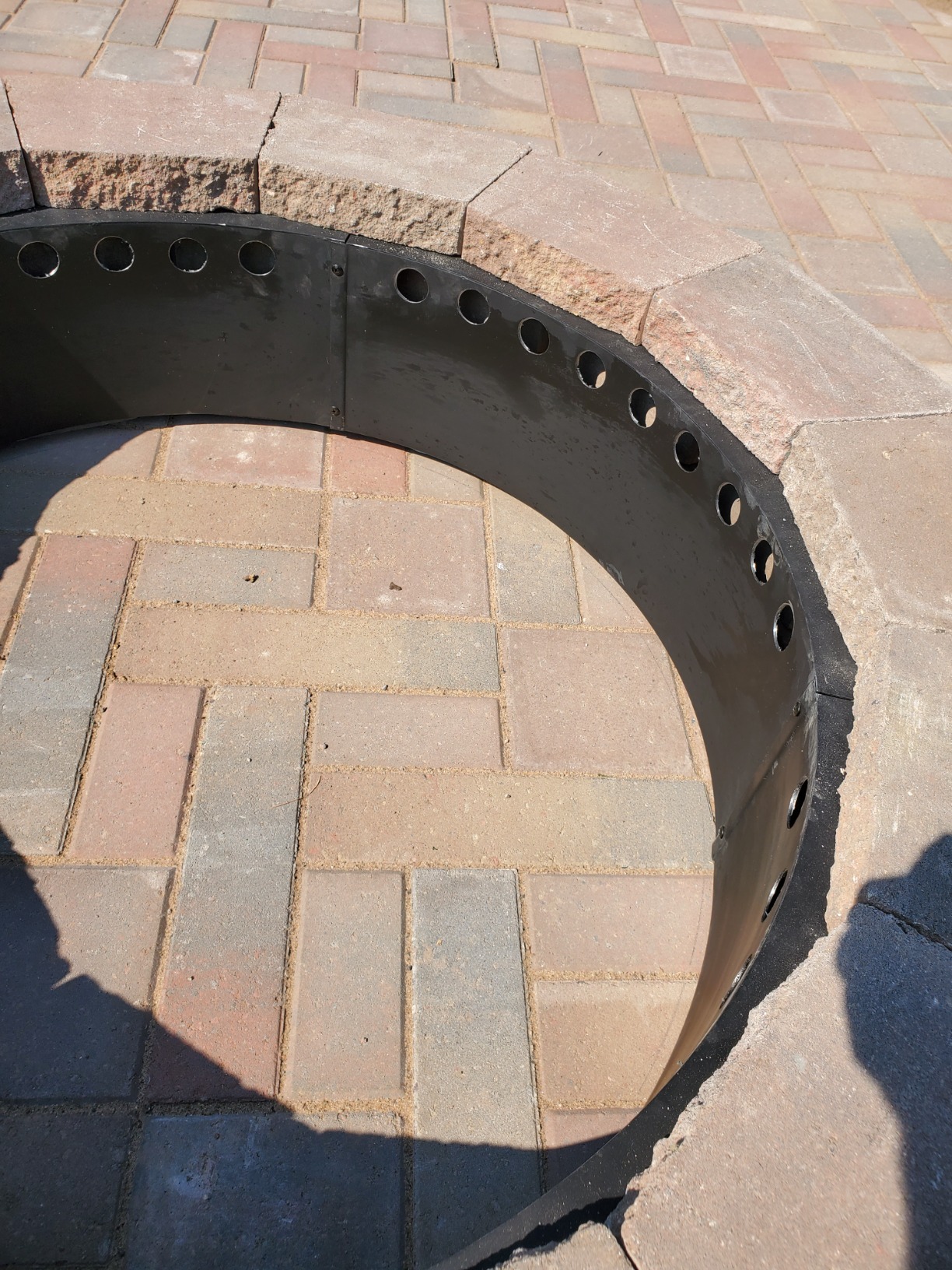 $28/mo - Finance Sunnydaze Fire Pit Ring Insert - Heavy-Duty 2mm Thick ...