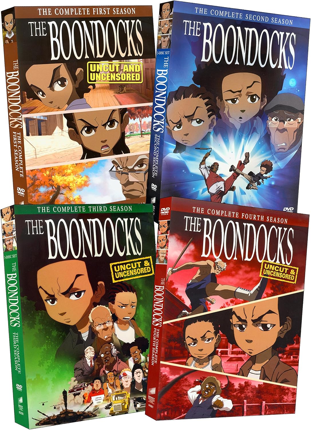 The Boondocks (The Complete Season 1-4): Amazon.com.au: Movies & TV Shows