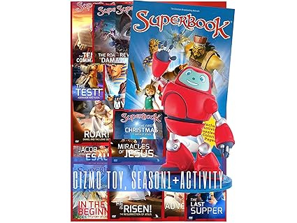 Buy Superbook Gizmo Toy + Superbook Season 1 Full Set (13 Episodes ...