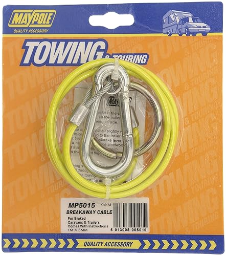 Maypole MP501 1m x 3mm Breakaway PVC Cable - Red: Amazon.co.uk: Car ...