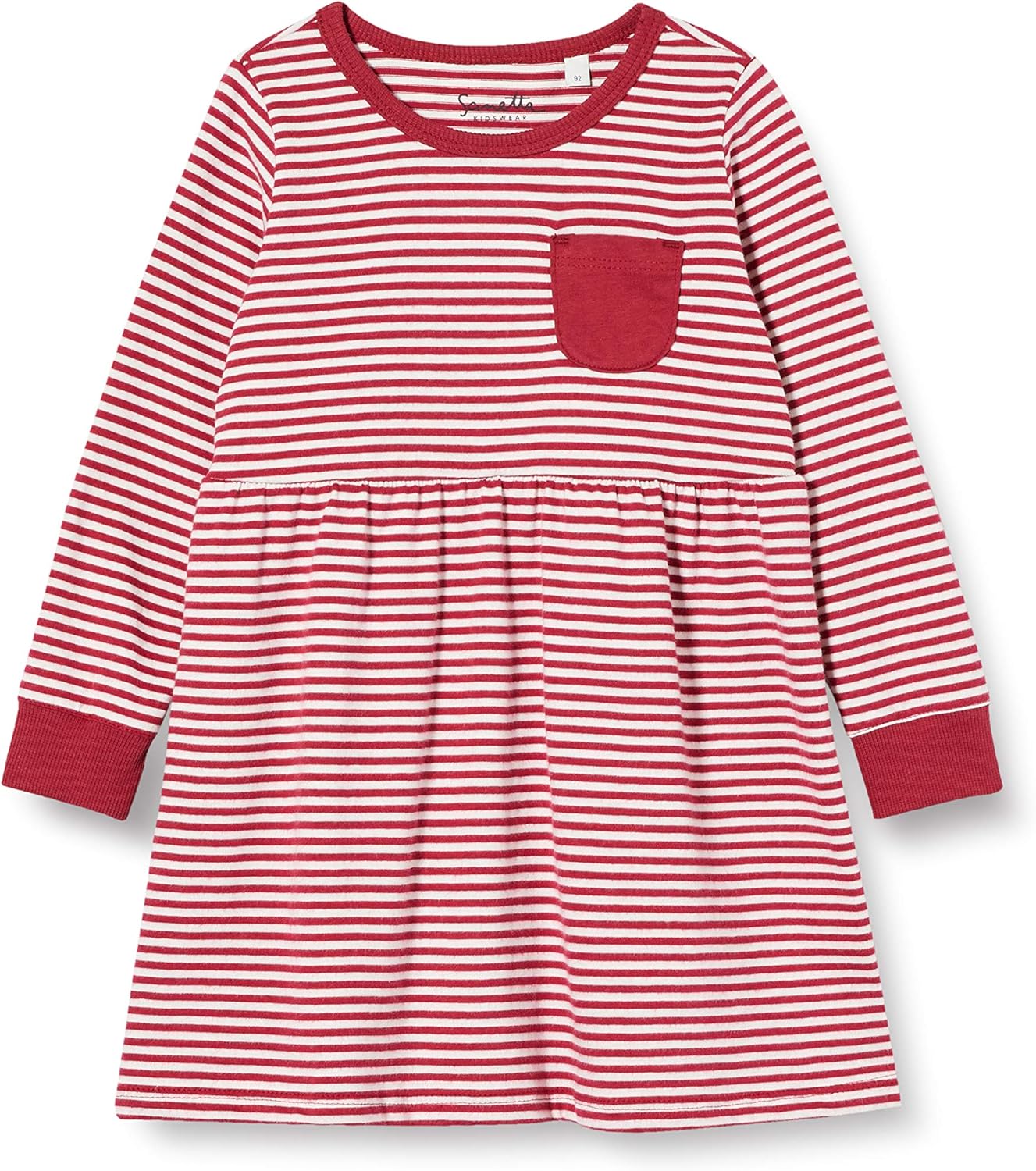 Sanetta Sanetta Mädchen Kleid Deep Red Kinderkleid Kleider: Amazon.de ...