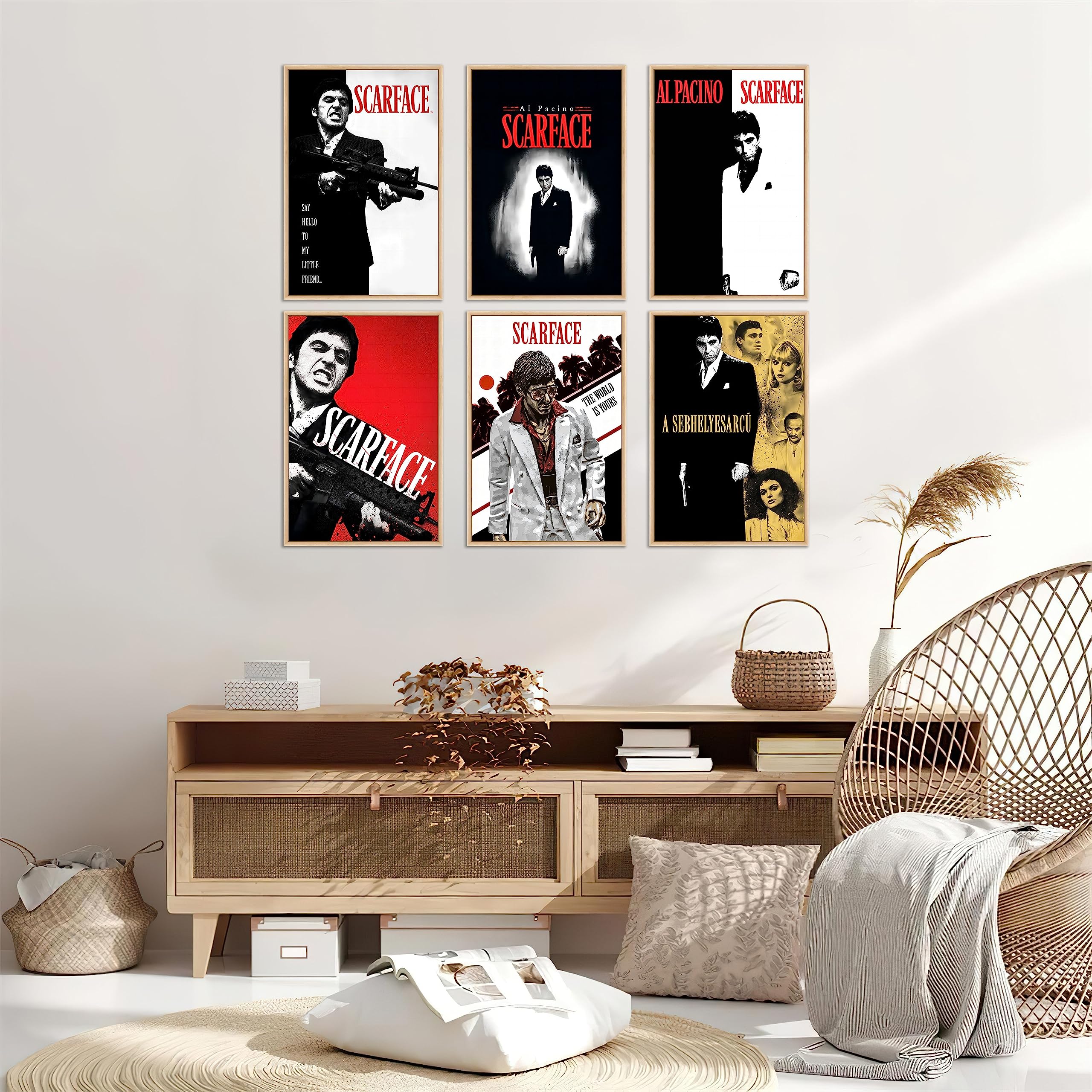 Scarface Poster Tony Montana Classic Movie Posters For Room Aesthetic ...