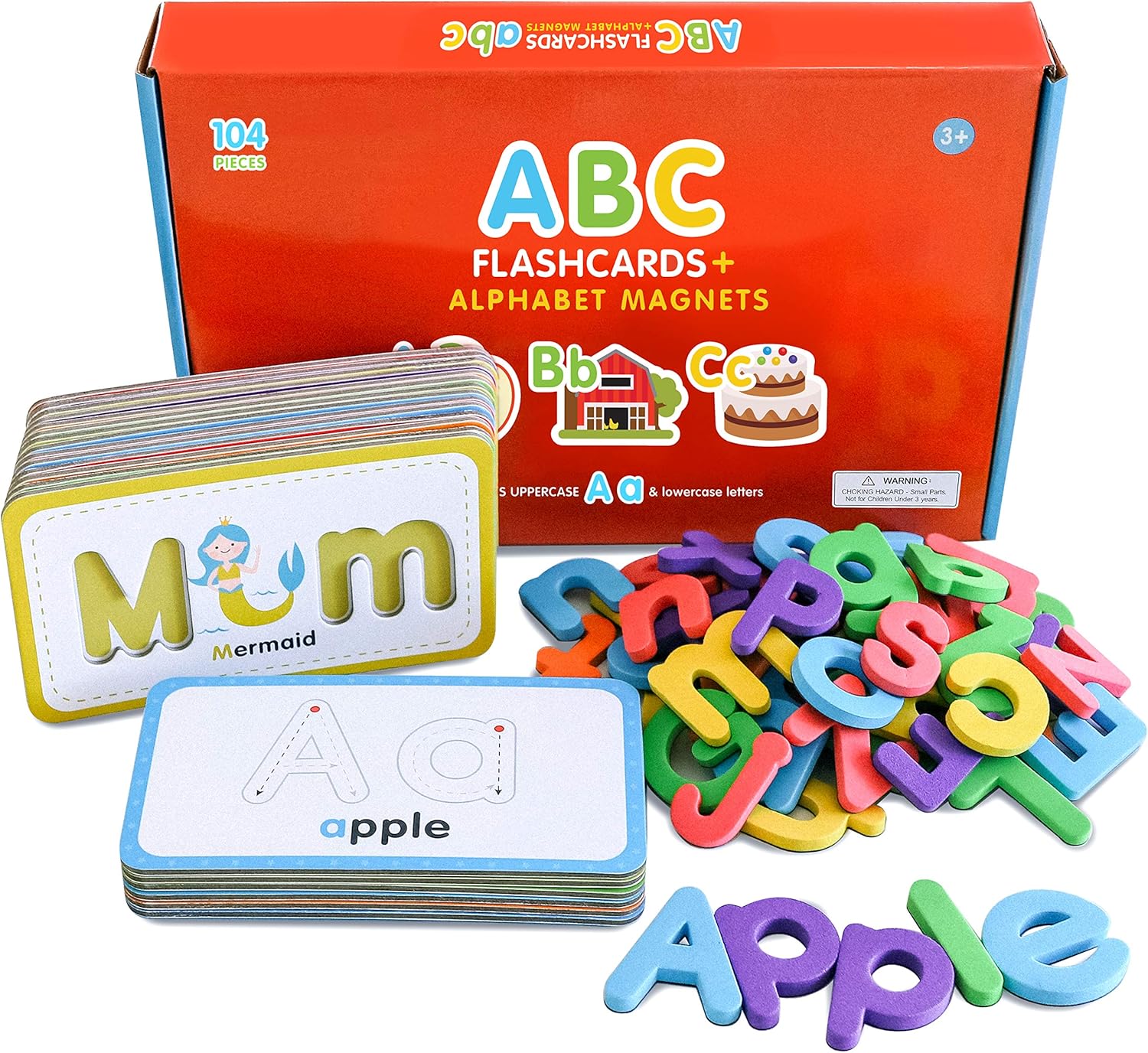 Curious Columbus Flashcards and Foam Letter Set. 26 Alphabet Flash ...