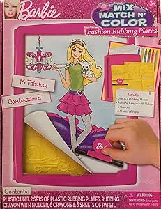 Amazon.com: Barbie Mix & Match Color Activity Set : Toys & Games
