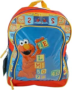 Amazon.com: Sesame Street Elmo Backpack (GLSILK): Office Products
