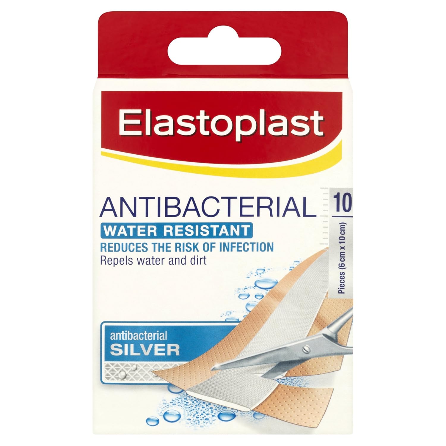 Elastoplast Antibacterial Water Resistant Plasters: Amazon.co.uk: Prime ...