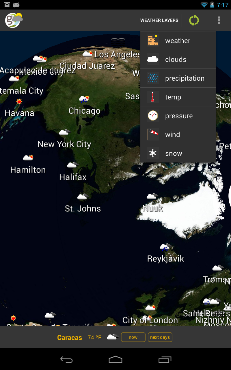 Open Weather Map 3d globe:Amazon.co.uk:Appstore for Android
