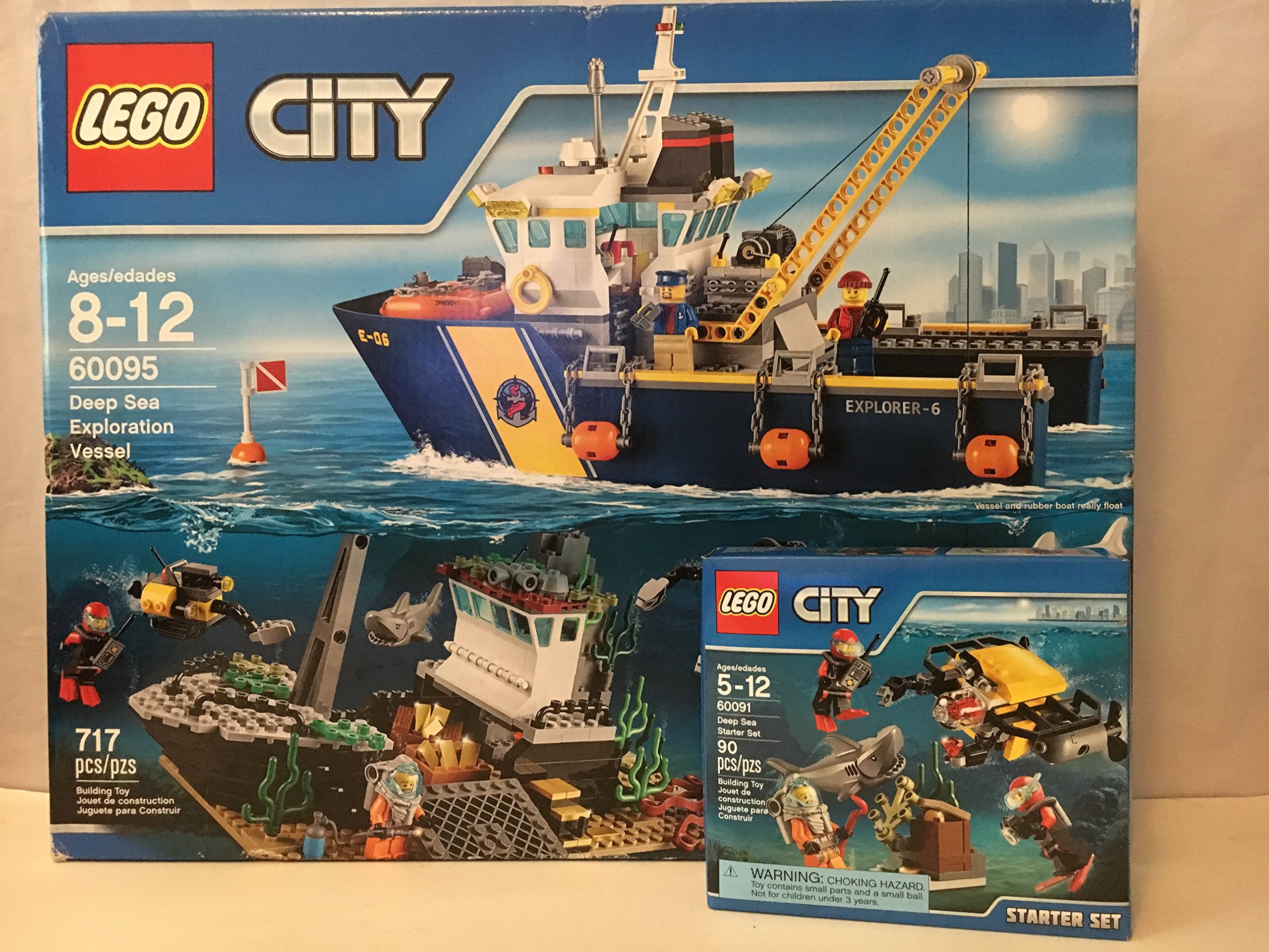 Buy LEGO City Deep Sea Explorers Exploration Vessel & Lego Deep Sea ...