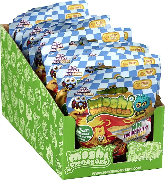 Moshi Monsters Food Factory Blind Bags: Amazon.co.uk: Toys & Games