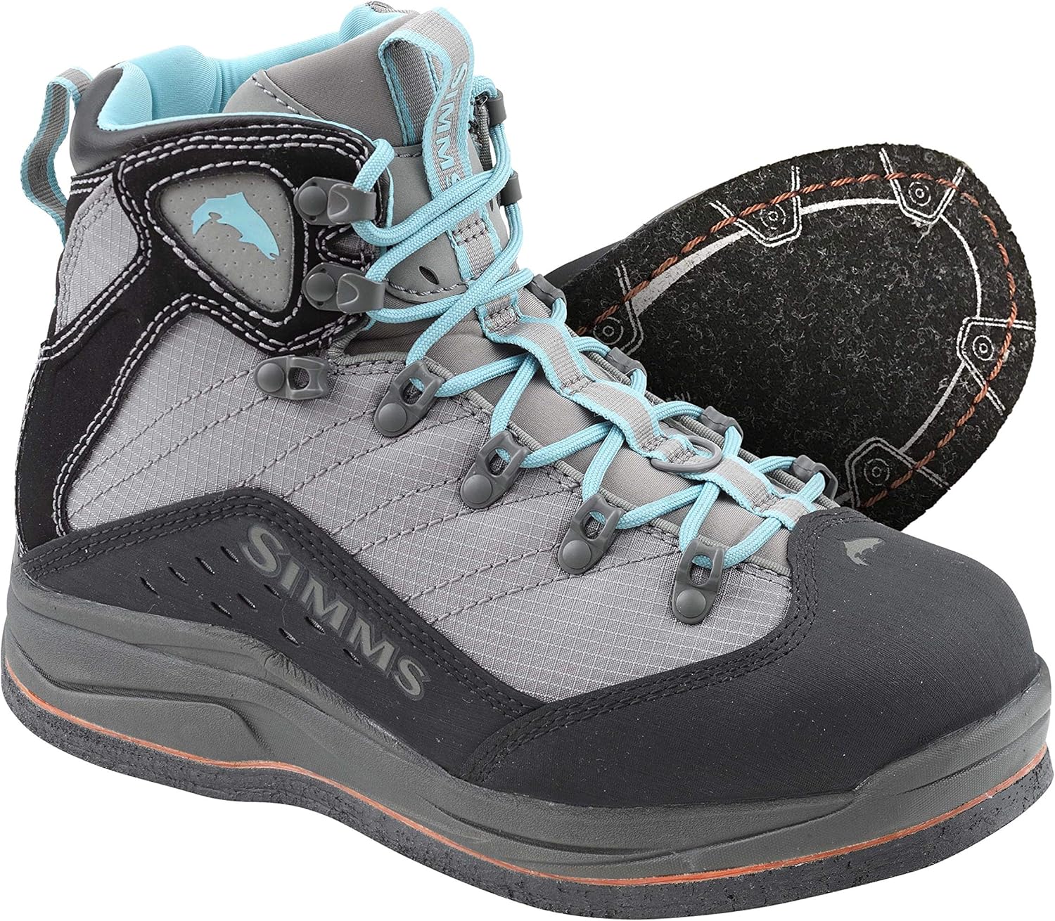 Amazon.com : Simms VaporTread Felt Sole Wading Boots for Women ...