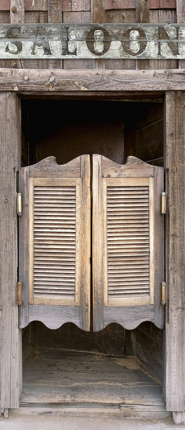 Door Mural Saloon 86 x 200 cm Including Paste Photo Wallpaper Western ...