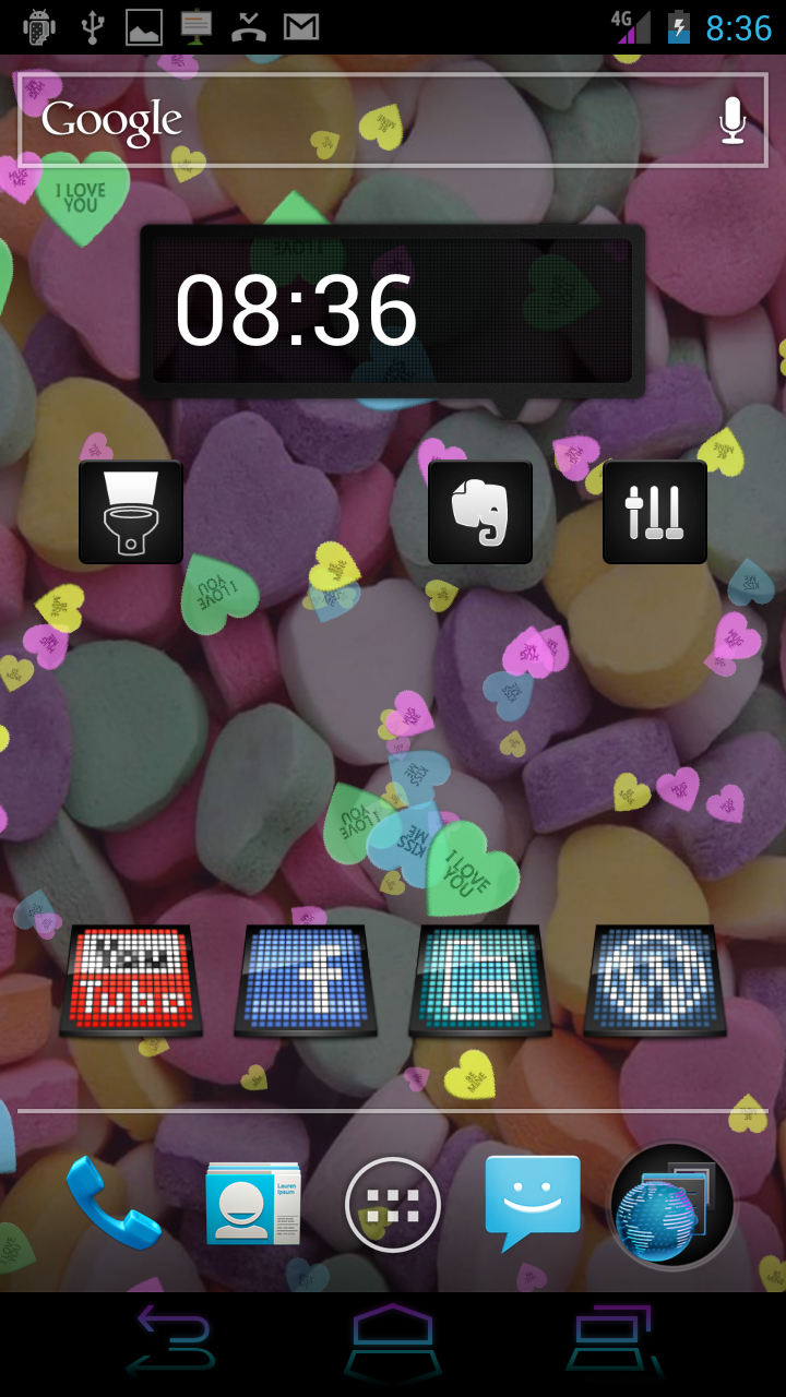 Live Wallpaper - Falling Candy Hearts - Valentines Day:Amazon.com ...