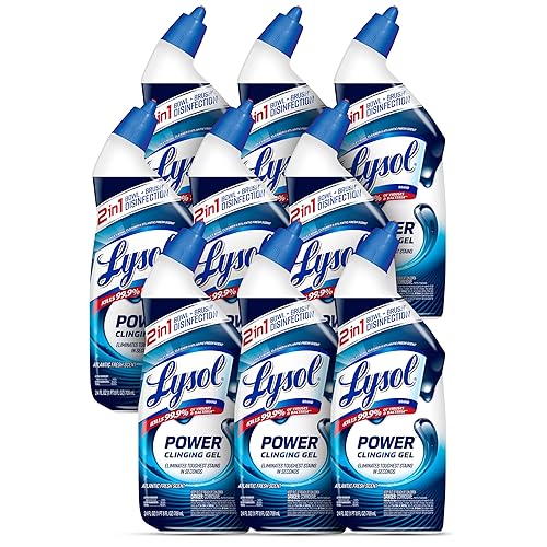 Lysol Toilet Bowl Cleaner, Max Strength Bathroom Cleaning Supplies ...