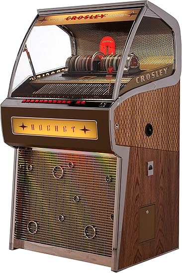 Amazon.com: Rocket Full Size CD Jukebox with Bluetooth - Holds 80 CDs ...