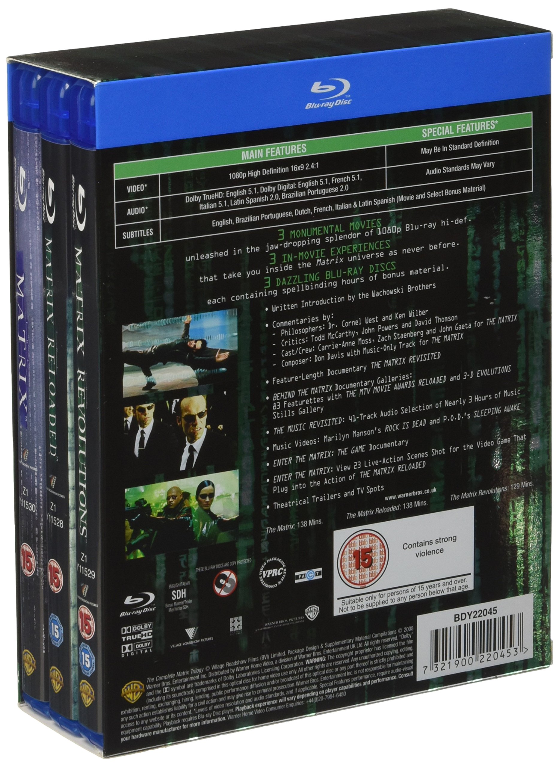 Mua The Complete Matrix Trilogy (The Matrix / The Matrix Reloaded / The ...