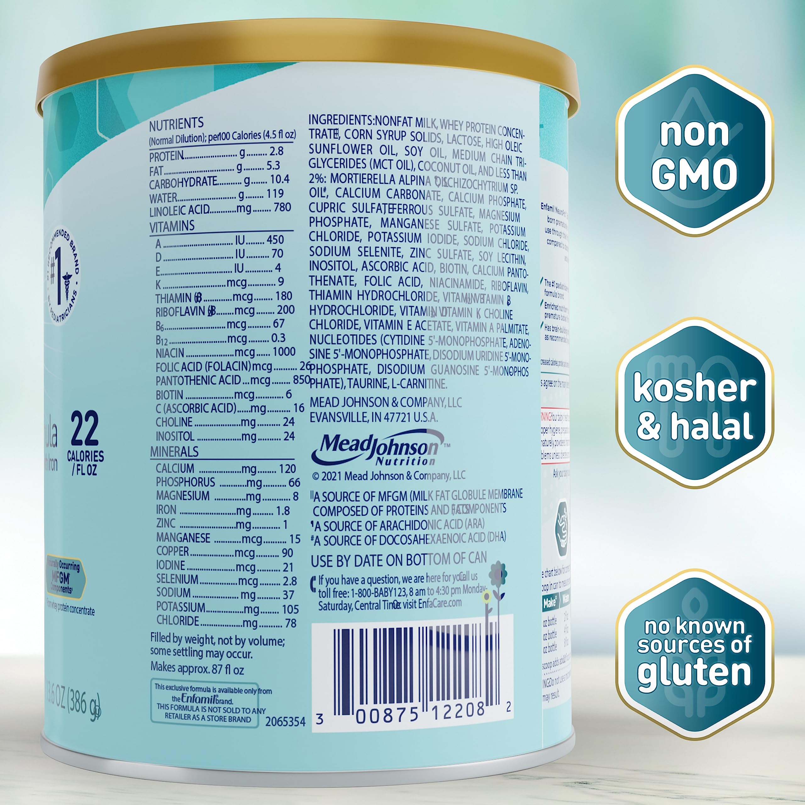 Mua NeuroPro EnfaCare High Calorie Premature Baby Formula, Milk-Based ...