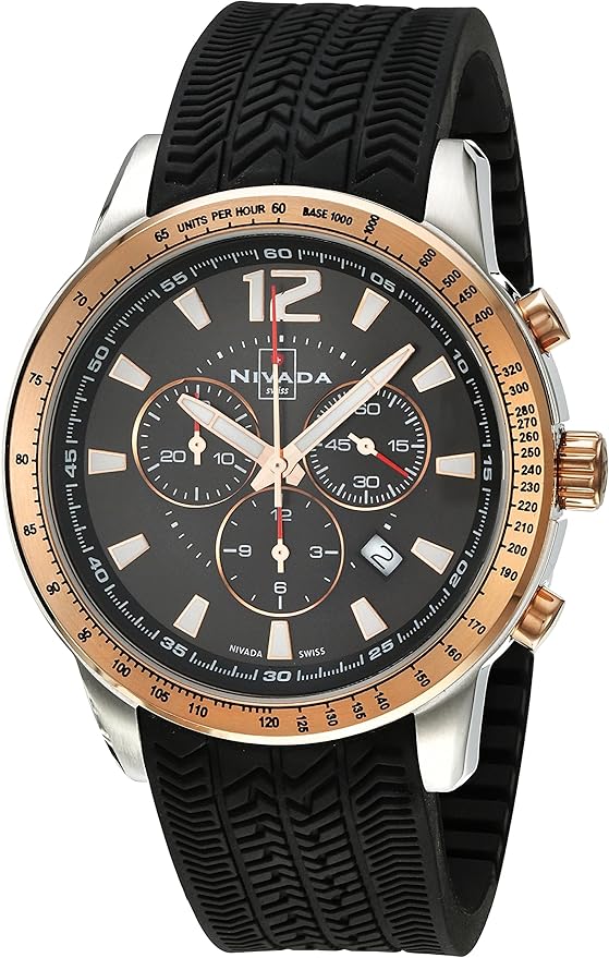 Nivada Swiss NP11302MBICNA Moonmaster Chrono Caballero: Amazon.com.mx ...