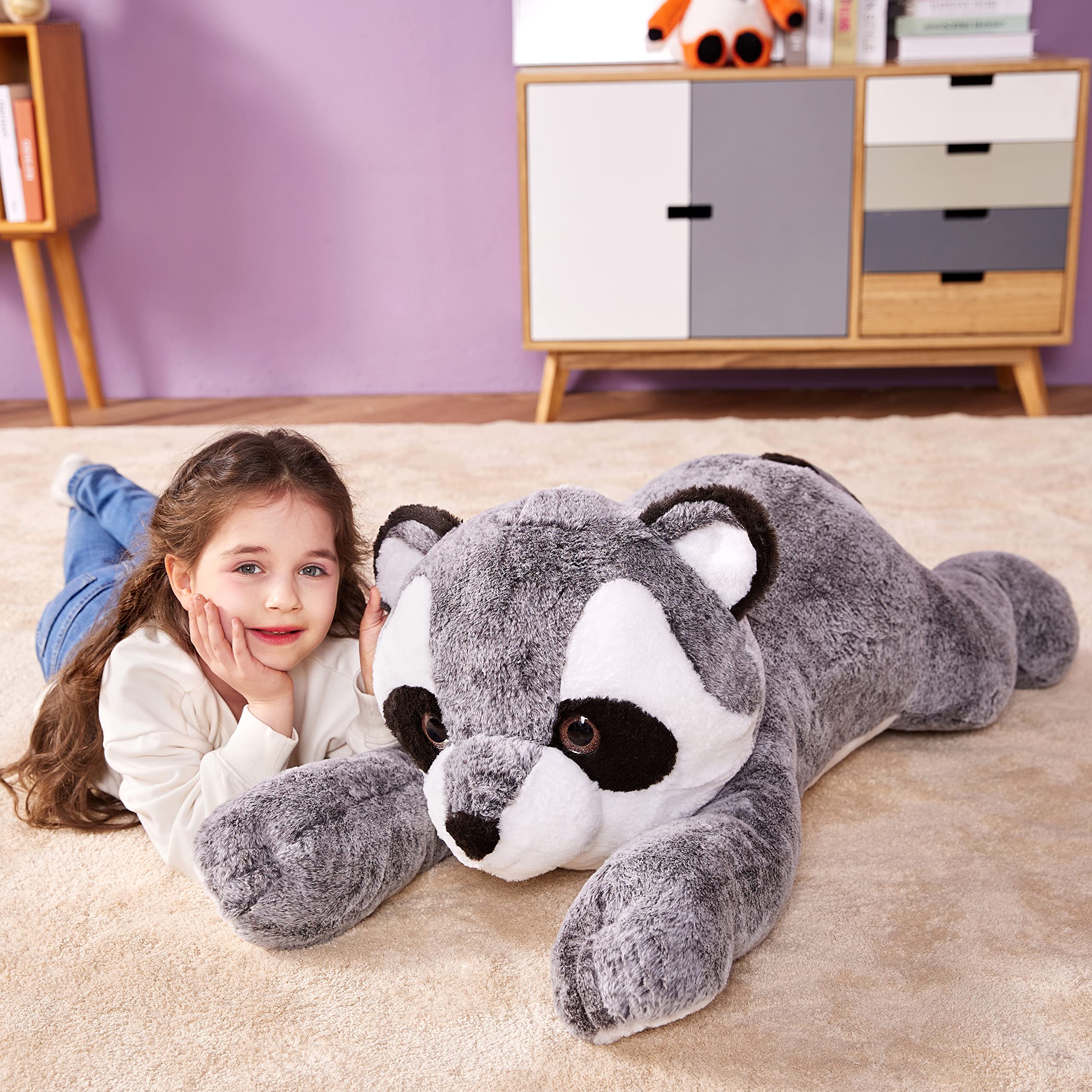 Mua IKASA Giant Raccoon Stuffed Animal Plush Toy,Large Racoon 30" Cute ...