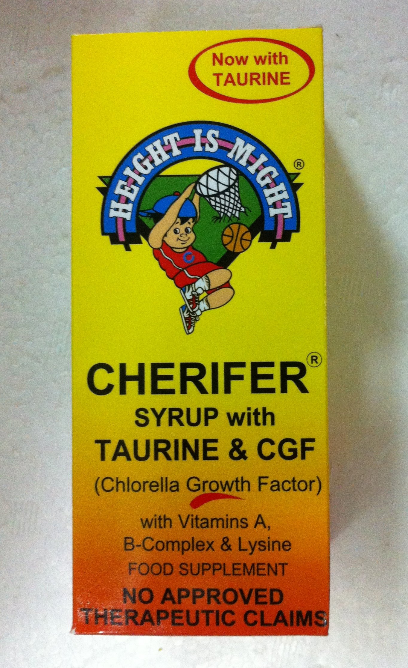 Mua 3 CHERIFER Syrup with Chlorella Growth Factor, Taurine & Lysine (3 ...