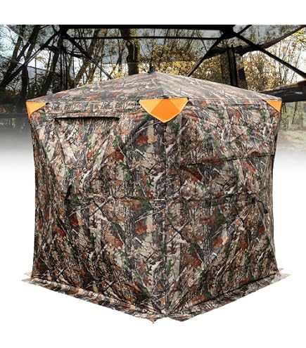 You Can HuntQuiet 270° See-Through Pop-Up Hunting Blind - Silent ...